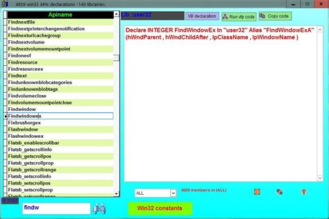 My Win32 Api Viewer Visual Foxpro Codes My Win32 Api Viewer Visual Foxpro Codes