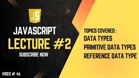 Javascript Data Types Explained Primitive Vs Reference Types Youtube