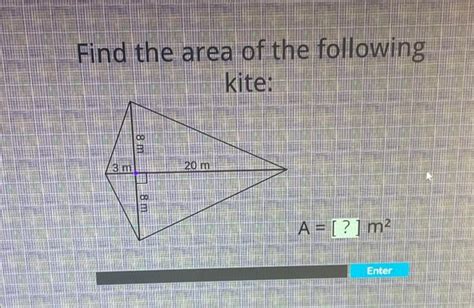 Solved Find The Area Of The Following Chegg Com