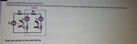 This Is A Sample Short Answer Question Write The