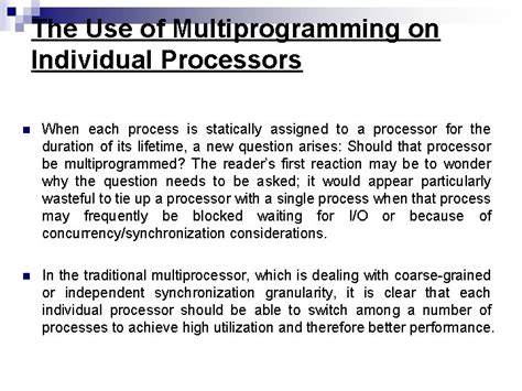 Operating System 10 Multiprocessor And Realtime Scheduling Multiprocessor