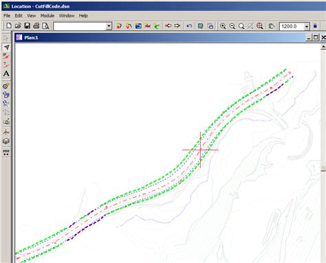 Displaying Cut Fill Lines In The Plan Window Softree Technical Systems Support