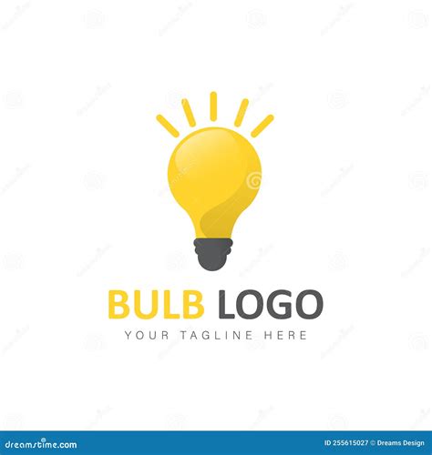 Bulb Logo Design Illustration Stock Vector Illustration Of Technology
