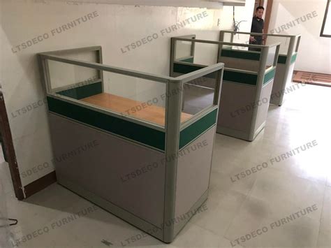 Modular Cubicle With Glass Office Partition On Carousell