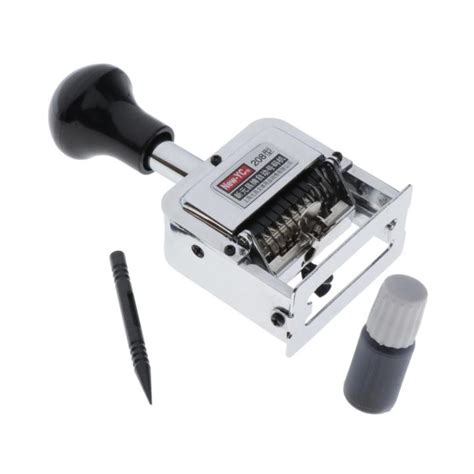 Gociy Coder 8 Digit Automatic Numbering Machine Metal Date Stamp 208 Lazada Ph