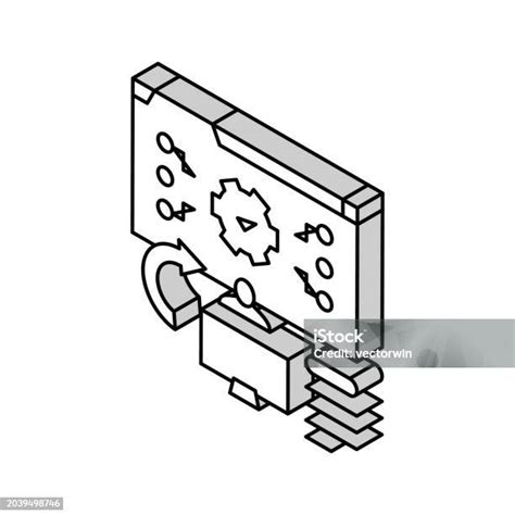 시스템 평가 분석가 아이소 메트릭 아이콘 벡터 일러스트 레이 션 공연에 대한 스톡 벡터 아트 및 기타 이미지 공연 과학