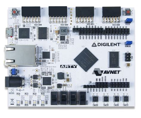 Arty A7 35t With Amd Artix 7 Fpga Development Board For Makers And Hobbyists
