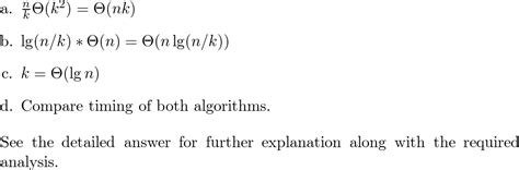 Introduction To Algorithms 9780262033848 Exercise 1a Quizlet