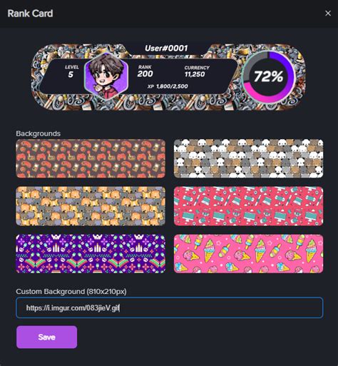 custom xp cards mochi
