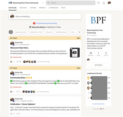 Becoming Porn Free On Skool Skool Community