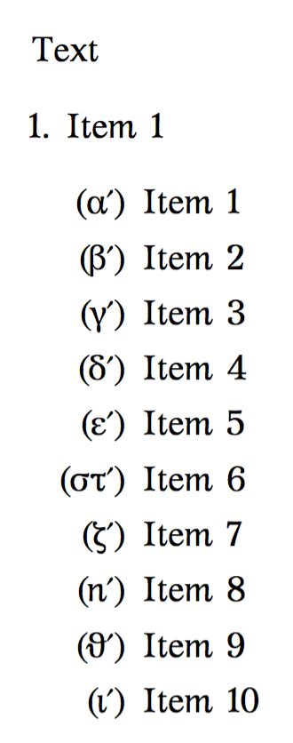 Babel Counter Of Nested Enumerate Environment Isn T Displayed TeX LaTeX Stack Exchange