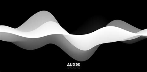 음파 시각화 3d 흑백 솔리드 파형 음성 샘플 패턴 3차원 형태에 대한 스톡 벡터 아트 및 기타 이미지 3차원 형태 건강관리와 의술 검은색 Istock