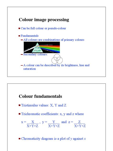 8 Colourimageprocessing Rgb Color Model Artistic Techniques