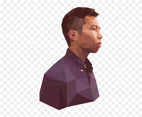 Drawing Polygons Male Portrait Gentleman HD Png Download 600x671 3171579 PinPng