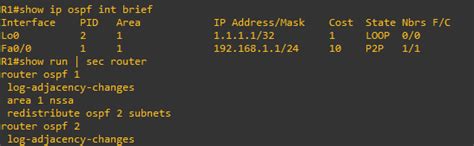 Solved Redistribution In Nssa Area Against To Redistribution Rule