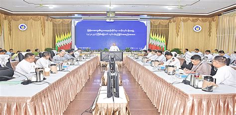 မြန်မာအထူးစီးပွားရေးဇုန်ဆိုင်ရာ ဗဟိုလုပ်ငန်းအဖွဲ့၏ ၃ ၂၀၂၃ ကြိမ်မြောက် လုပ်ငန်းညှိနှိုင်း အစည