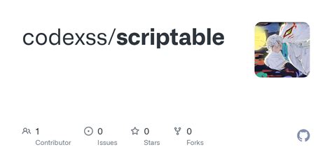 Github Codexssscriptable