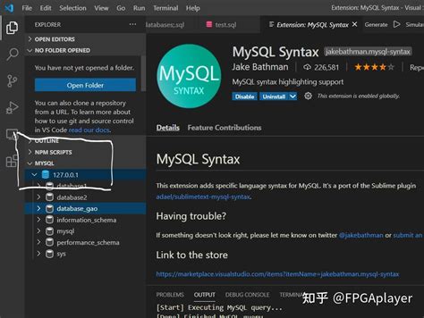 Mysql Vscode开发环境搭建 知乎