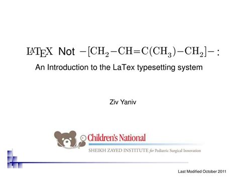 ppt an introduction to the latex typesetting system powerpoint