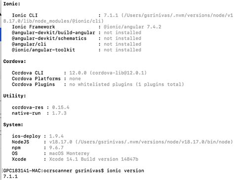 How To Fix This Npm Error Installing Camera Module Ionic Angular