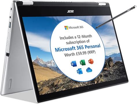 Acer Spin SP N Inch Convertible Laptop Intel Pentium N GB GB SSD Full HD