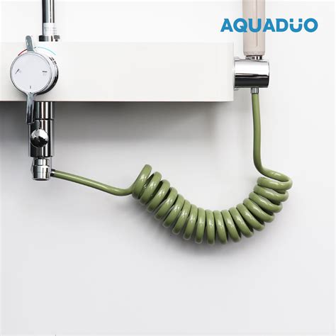 샤워플러스 아쿠아듀오 친환경 블라썸 컬러 필터 샤워기 하남 인테리어 샤워헤드 생분해필터 컬러스프레이건세트 화장실스프레이건 스프링호스 특허호스 물떼방지호스 인테리어샤워줄