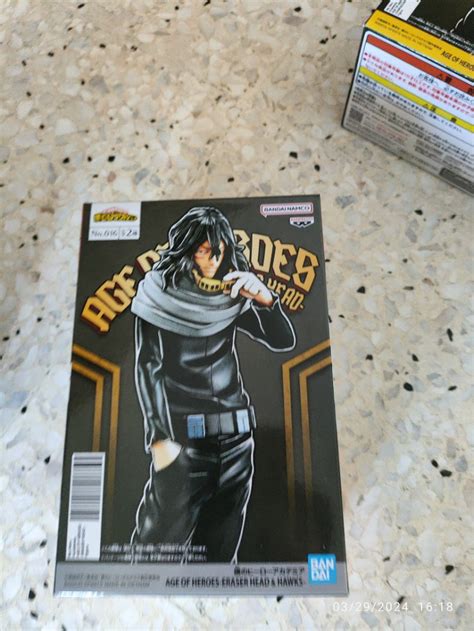 Banpresto Boku No Hero Academia Age Of Heroes Aizawa Shota Eraserhead Anime Figure Figurine