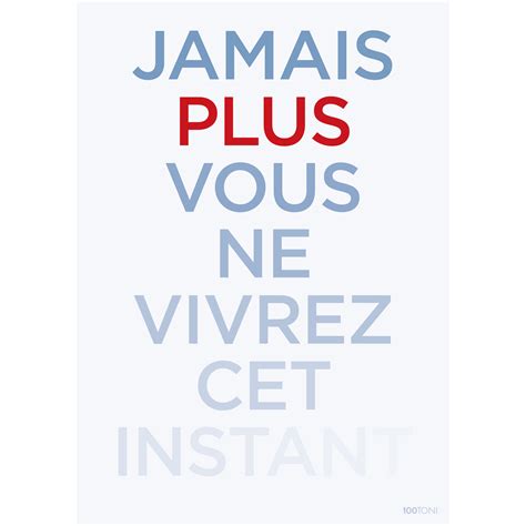 Jamais Plus Affichette 100toni