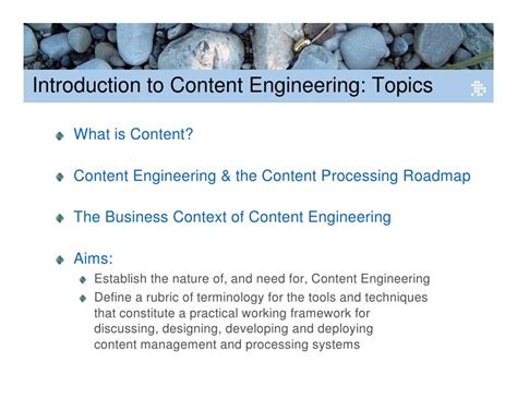 Introduction To Content Engineering