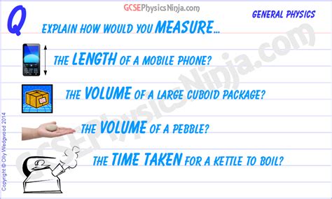 Measuring Length Volume And Time GCSEPhysicsNinja Com