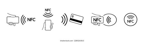 Set Nfc Wireless Payment Technology Icon Stock Vector Royalty Free 2285261813 Shutterstock