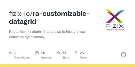 Github Fizix Iora Customizable Datagrid React Admin Plugin That