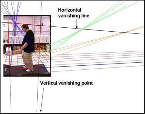 A Vertical Vanishing Point And Horizontal Vanishing Line Estimation Download Scientific