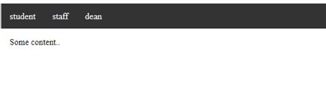 Navigation Bar Using CSS