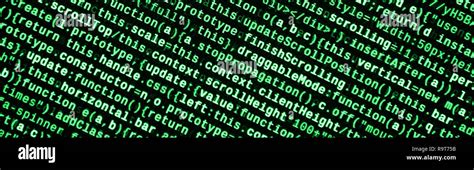 Javascript Code In Text Editor Coding Cyberspace Concept Screen Of Web Developing Javascript