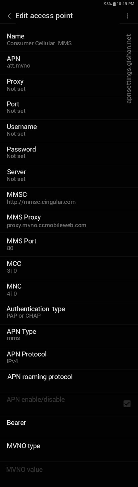 Consumer Cellular Apn Settings For Zte V Apn Settings Usa