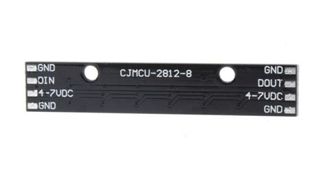 Rgb Led Module 8 Bit Strook 50 55mm Lang Met Ws2812 Chip Neopixel