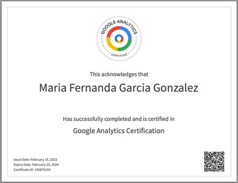 Google Analytics Certification On Behance