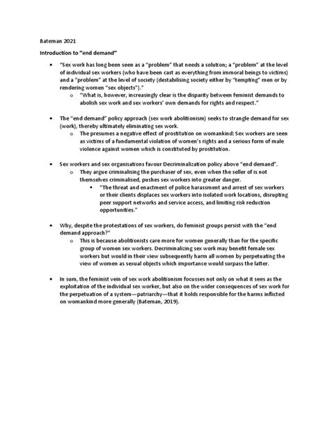 Bateman 2021 Download Free Pdf Sex Work Prostitution