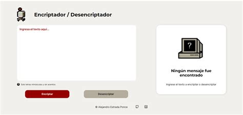 Github Alexep Encriptador Alura Este Repositorio Contiene Un Proyecto De Encriptador De