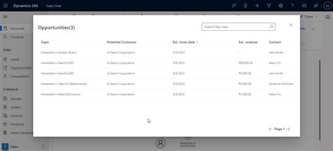 View Microsoft Dynamics 365 Crm Record Relationships In Tabular Read Only Grid And Mind Map View