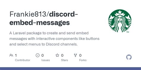 Github Frankie813discord Embed Messages A Laravel Package To Create And Send Embed Messages