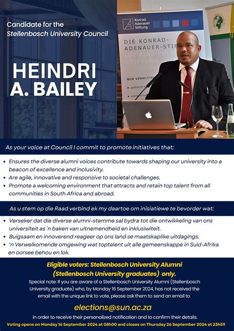 Greetings Ou Maaties Lets All Add Our Votes In Support Of Hendri Baileys Election And