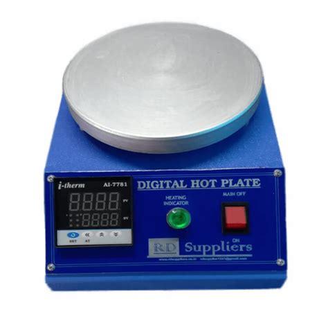 Mild Steel Laboratory Hot Plate Round For Industrial Size Dia Mm
