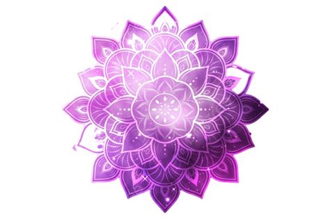 Circular Mandala Vector Hd Images Circular Flower Mandala With Galaxy