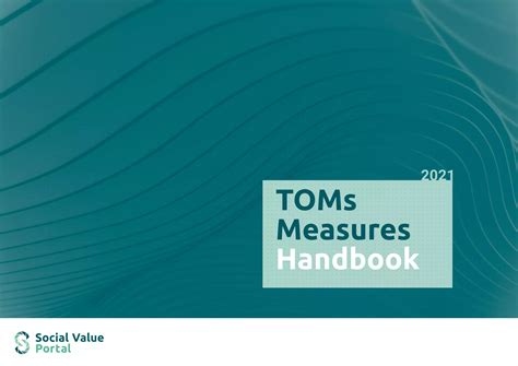 TOMs HANDBOOK And TOMS Framework PDF Job Market Economy
