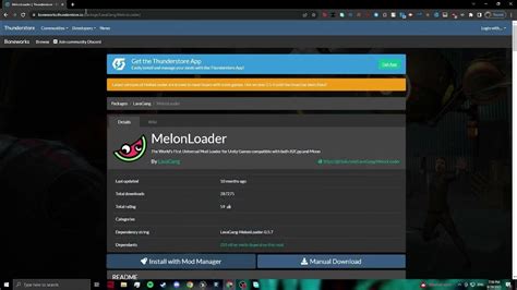 boneworks r2modman melonloader fix youtube