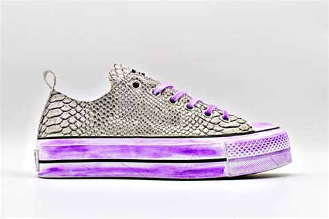 converse python platform grigio viola unishoes it
