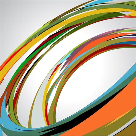 Premium Vector Abstract Background Swirling Lines Colorful Vector