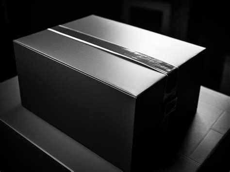 Box On A Table Premium Ai Generated Image